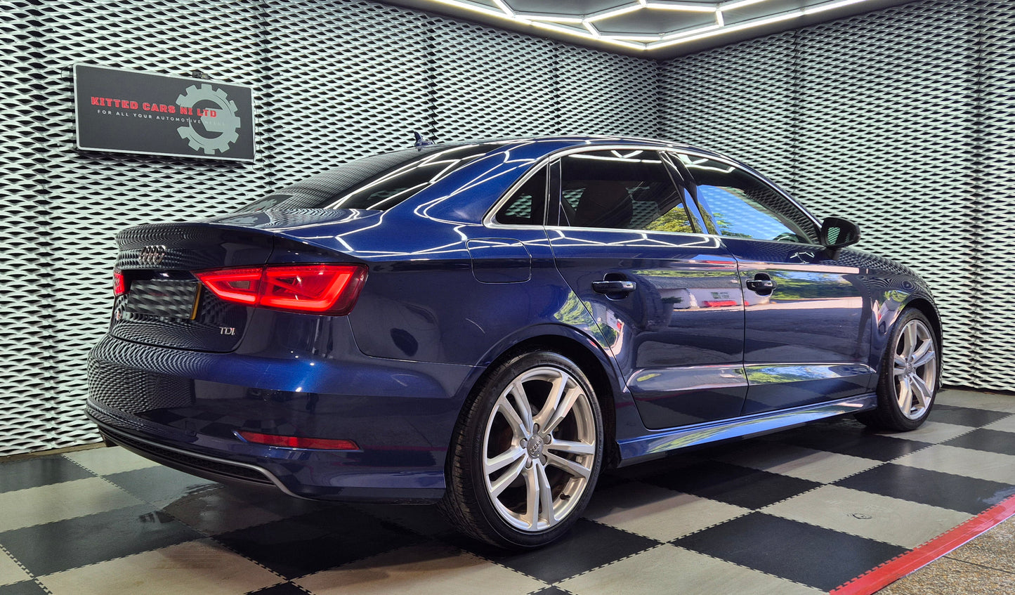 **2015 Audi A3 S Line 2.0TDI Saloon** – Kitted Cars NI LTD